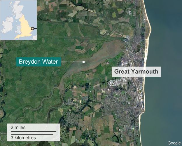 Two bodies are found at Breydon Water after being spotted on mudbank ...
