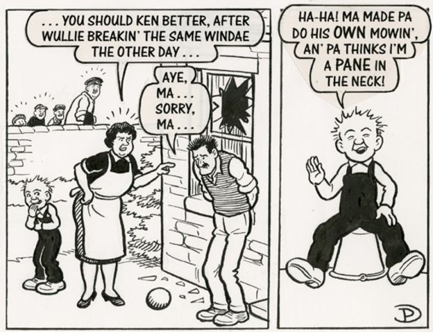 The not-so-changing face of Oor Wullie on his 80th anniversary - BBC News