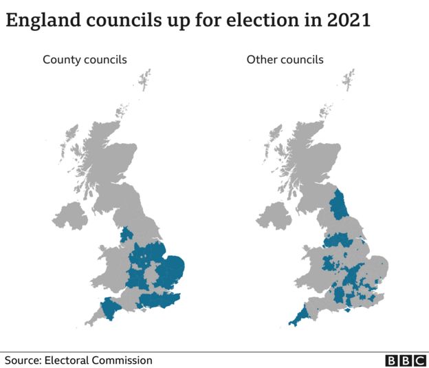 Local elections 2021: A simple guide to English council elections - BBC ...