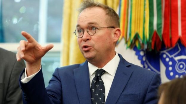 Trump names new acting chief of staff - BBC News