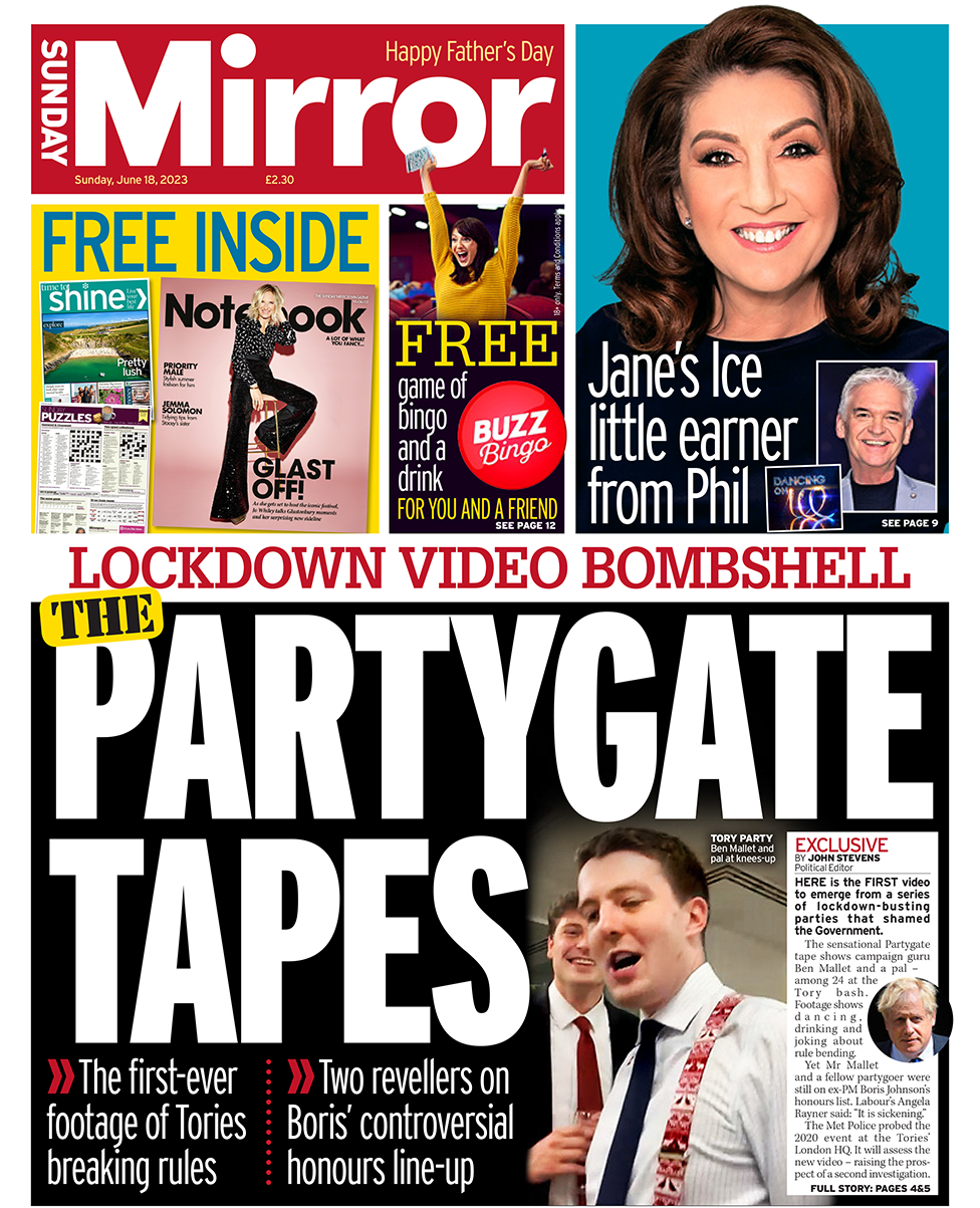 Newspaper headlines: William to end homelessness, and more Partygate ...