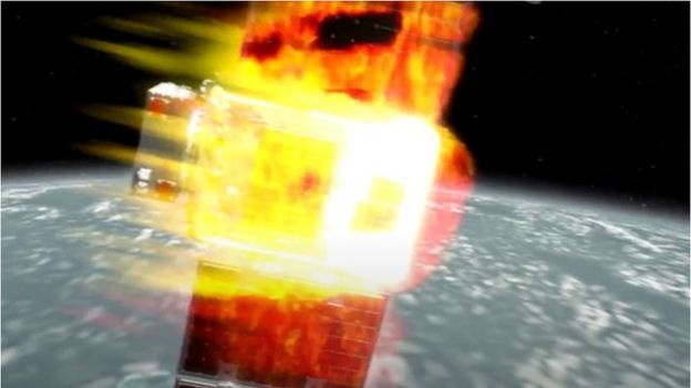 Astroscale space debris removal demo set for launch - BBC News