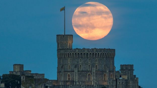 Strawberry moon: Your pictures - BBC News