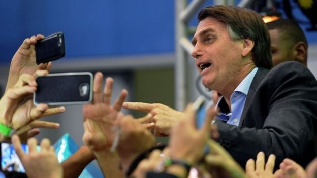 Brazil far-right politician enters presidential race - BBC News