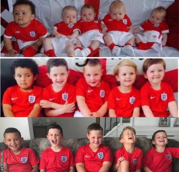 World Cup: England fans and eight-year-old best mates 'loving their ...