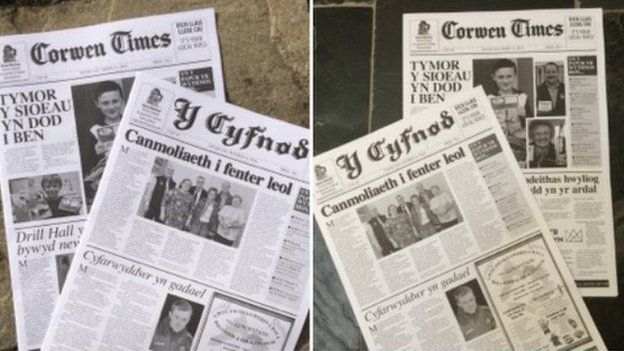 Papur newydd Y Cyfnod ar werth unwaith eto - BBC Cymru Fyw