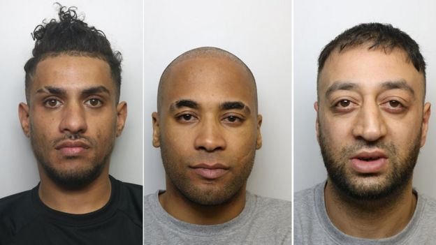 Halifax shooting: Three men jailed over incident at tyre garage - BBC News