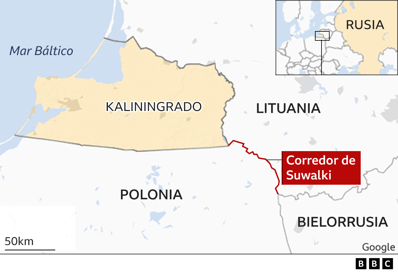 Qué es el corredor de Suwalki y por qué se dice que es el “talón de ...