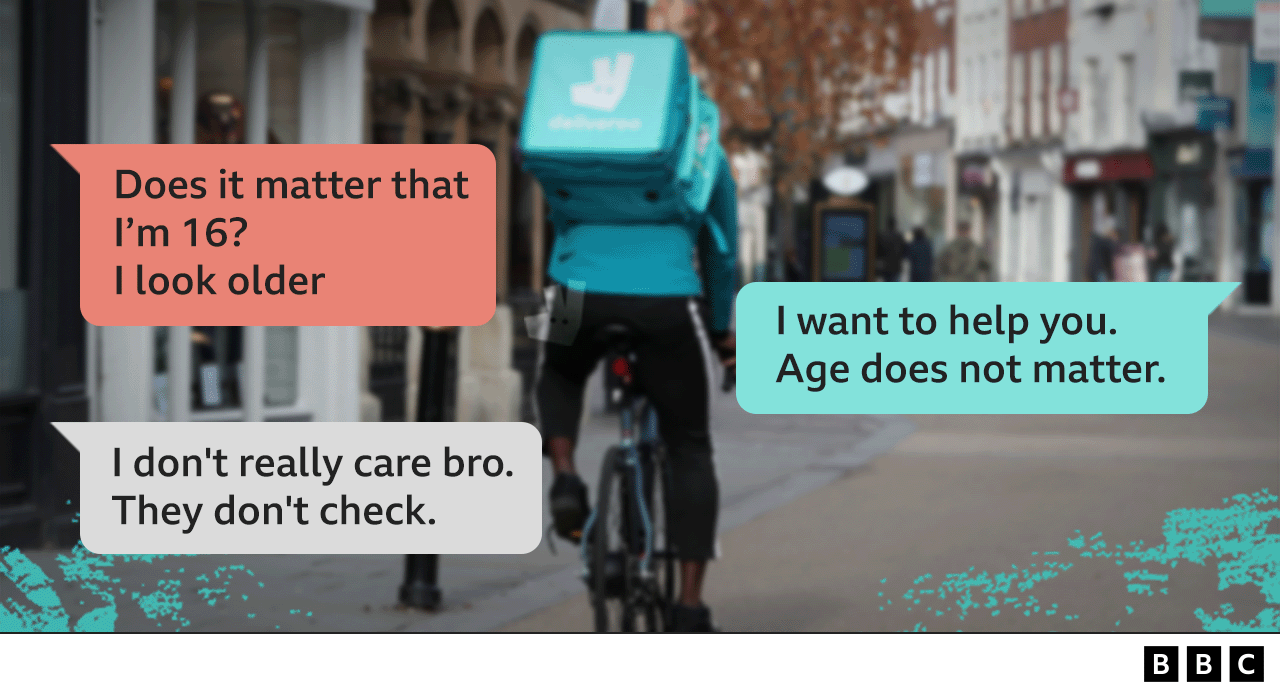 Children working as riders for food delivery apps - BBC investigation ...