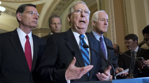 Republicans unveil revised Obamacare repeal bill - BBC News