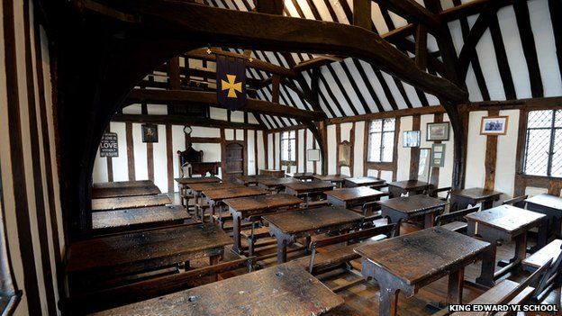 Shakespeare schoolroom to be restored in £1.4m scheme - BBC News