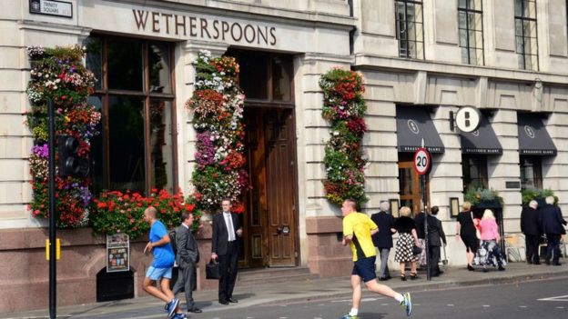 Wetherspoons: Pub chain tells parents to stick to two drinks - BBC News