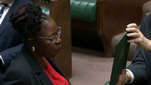 Birmingham Erdington MP Paulette Hamilton sworn into Commons - BBC News