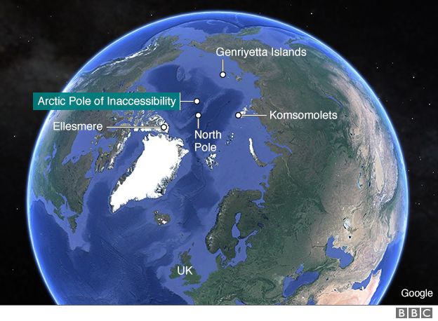 The quest to conquer the other North Pole - BBC News