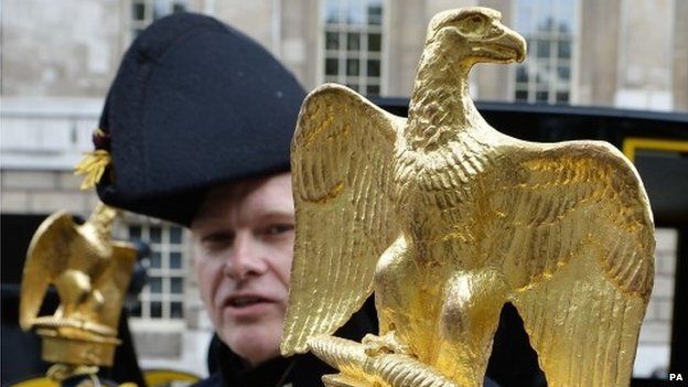 Waterloo 200th anniversary: Victory dispatch arrival re-enacted - BBC News