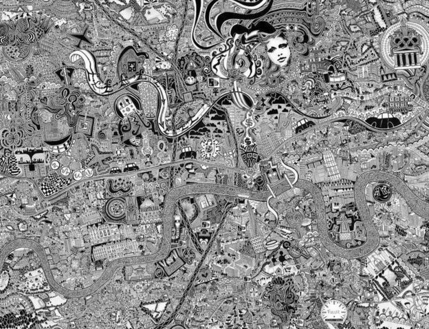 The map of London that took 10 years to complete - BBC News