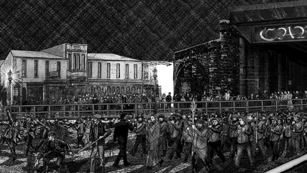 Cardiff's 1919 race riots made into online graphic novel - BBC News