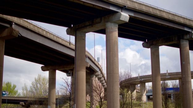 Spaghetti Junction at 50: What lies beneath? - BBC News
