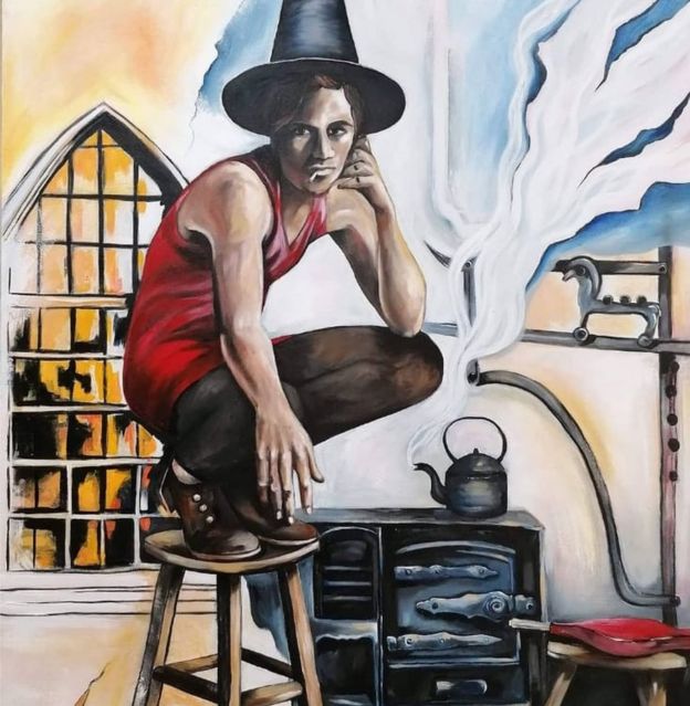 Neges Merched Beca am hawliau yn ysbrydoli’r artist Meinir Mathias ...