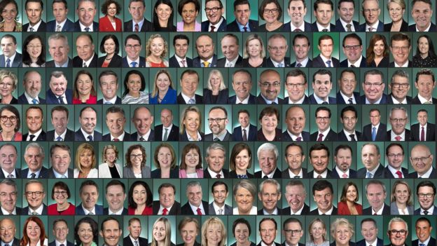 Australia election: Why is Australia's parliament so white? - BBC News