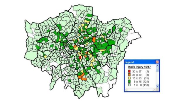 Met detective 'predicts' fatal stabbing areas in London - BBC News