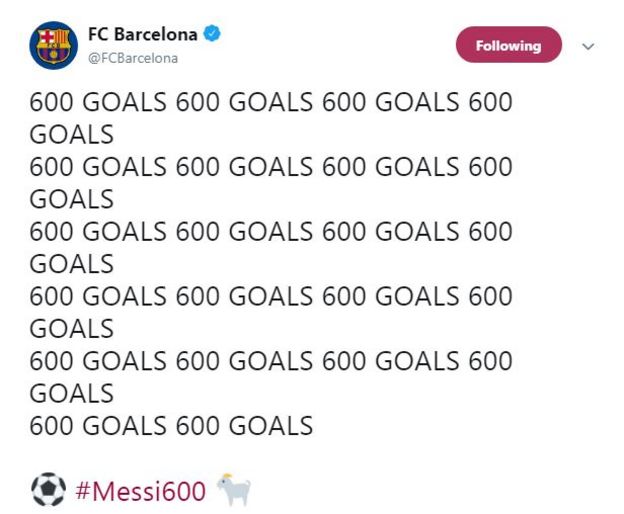 Lionel Messi scores 600th goal: Barcelona forward reaches milestone in ...