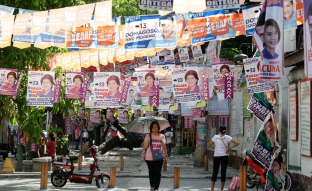Philippines election: Populism, celebrity and ugly realities - BBC News