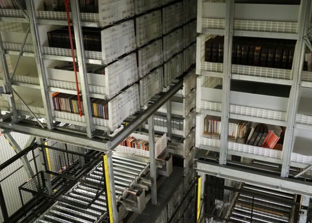 Building a bigger home for the British Library collection - BBC News