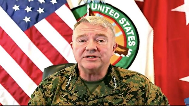 Weeping US Marine describes Afghan 'catastrophe' before Congress - BBC News