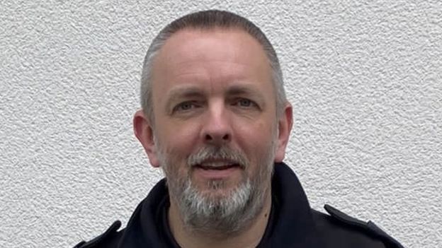 Bravery nomination for officers stabbed on duty - BBC News