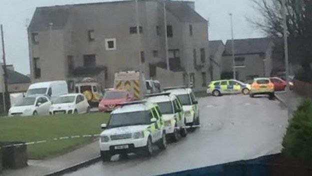 Man, 43, arrested after Peterhead 'disturbance' - BBC News