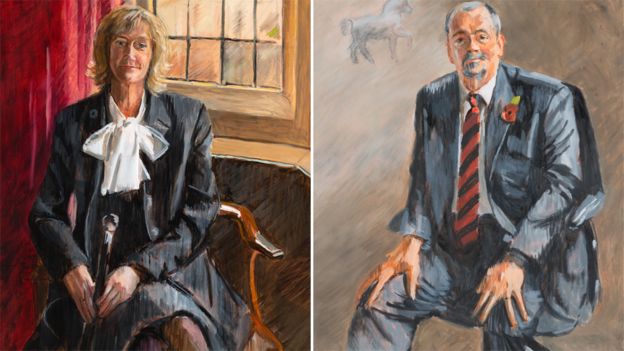 Cambridge colleges head porters in portrait show - BBC News