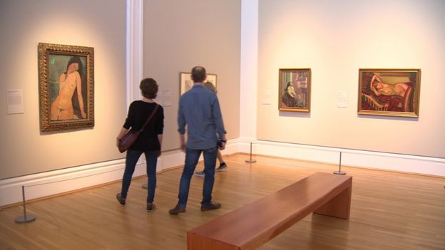 Modigliani masterpiece on display at Ulster Museum - BBC News