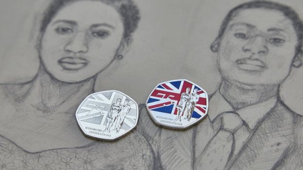 Windrush: New 50p coin to mark 75th anniversary released - BBC News