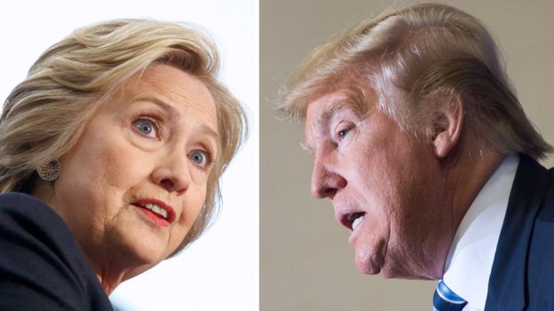 US election: What will Clinton v Trump look like? - BBC News