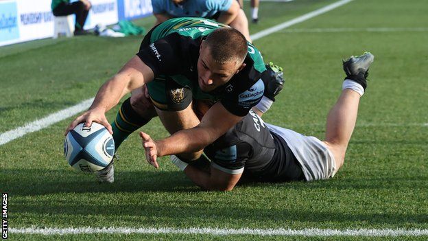 Premiership: Northampton Saints 32-31 Newcastle Falcons - Sleightholme ...