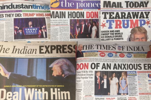 Trump victory: World's press asks - what now? - BBC News