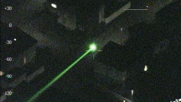 Exeter: 'Sustained' laser strike on police helicopter - BBC News