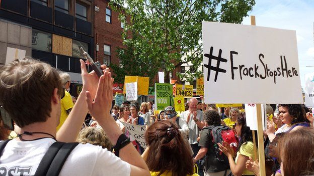 Council blocks Little Plumpton fracking application - BBC News