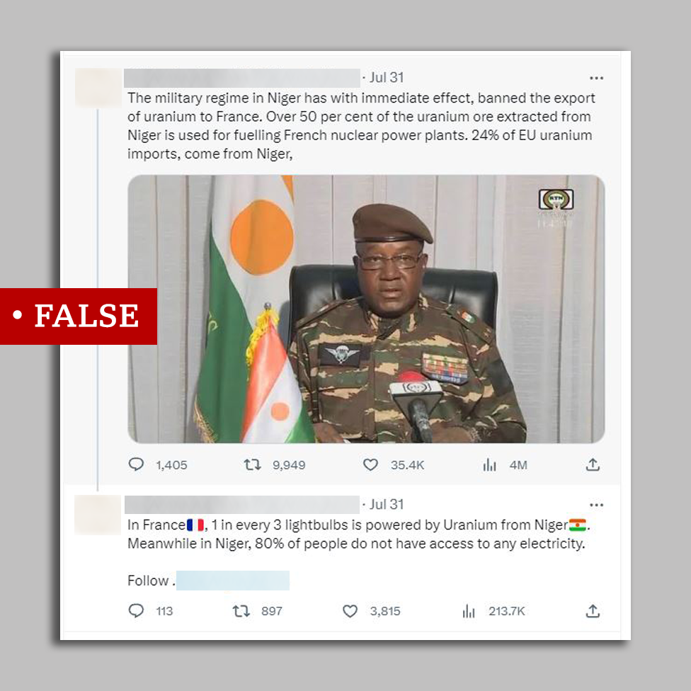 Niger coup: Fact-checking misinformation spreading online - BBC News
