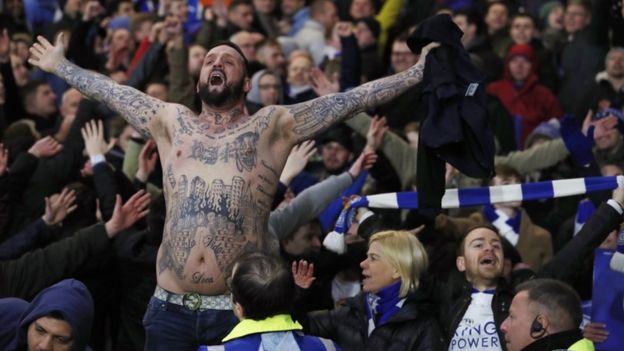 The Leicester City fans gambling on a winning finish - BBC News