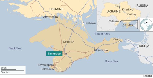Crimea: The place that's rather difficult to get into - BBC News