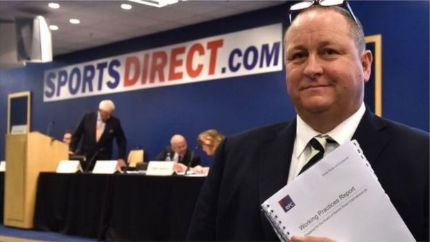 Sports Direct's acting finance director steps down - BBC News