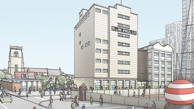 'Ambitious' ideas to make Ipswich 'future proof' - BBC News