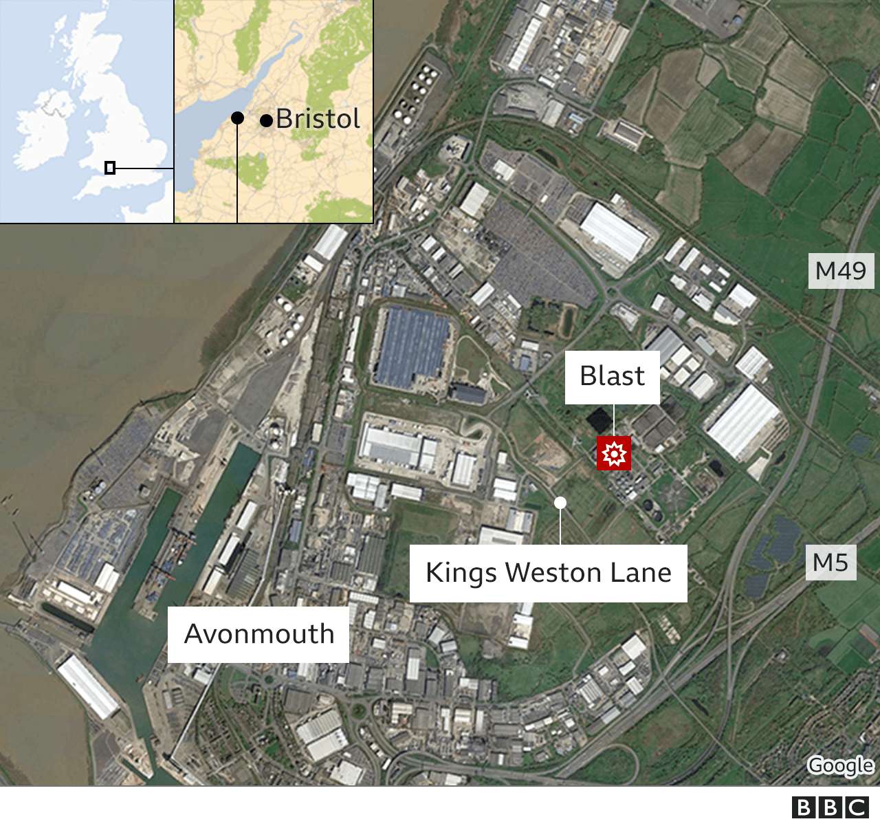 Avonmouth explosion: Investigation after four killed in blast - BBC News