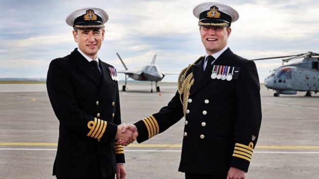 RNAS Culdrose officers float their Christmas single - BBC News