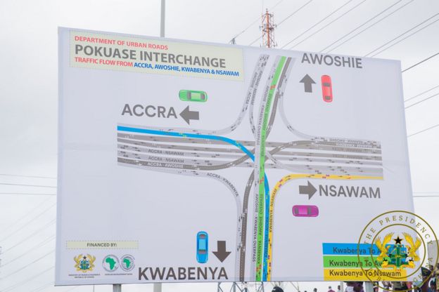 Pokuase interchange 2016: Inauguration of four tier Pokuase Interchange ...