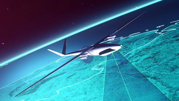 5G: Using drones to beam signals from the stratosphere - BBC News