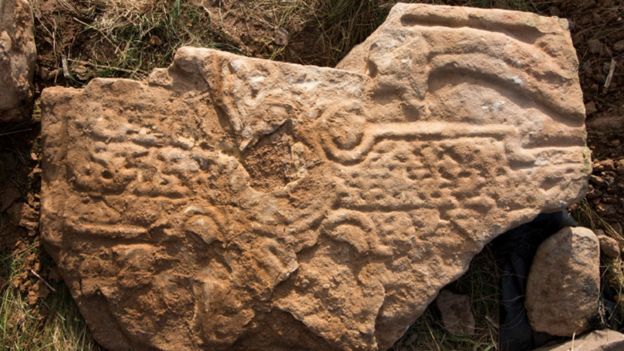 Scotland's carved Pictish stones re-imagined in colour - BBC News