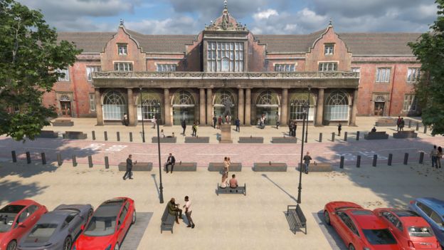 Stoke On Trent Station Area Set For New Year Revamp Bbc News
